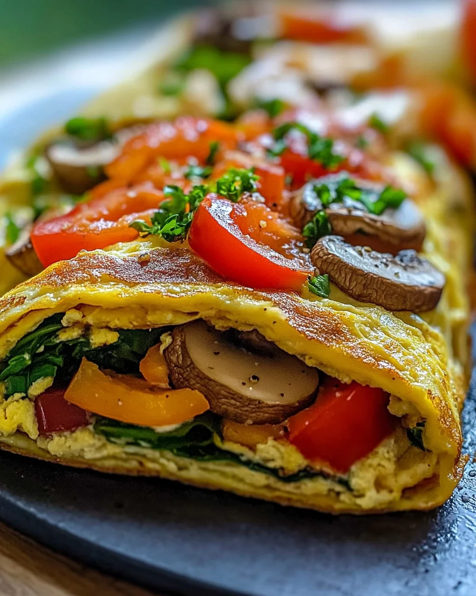 Veggie Omelette Roll-ups: Easy, Healthy Breakfast Ideas for You - Crisp ...