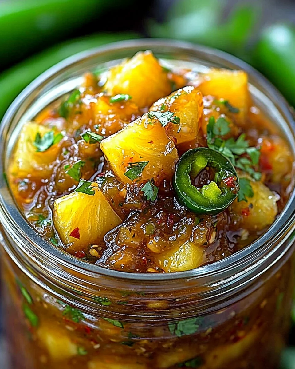 Spicy Pineapple Jalapeño Chutney: A Sweet & Spicy Must-Try! - Crisp Tastes
