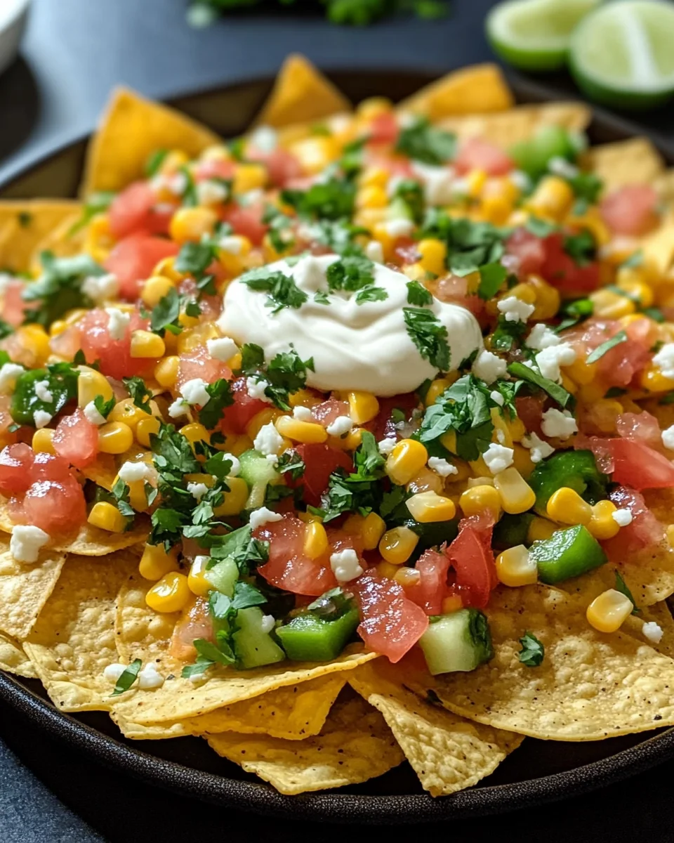 Mexican Street Corn Nachos: A Flavorful Fiesta Awaits! - Crisp Tastes