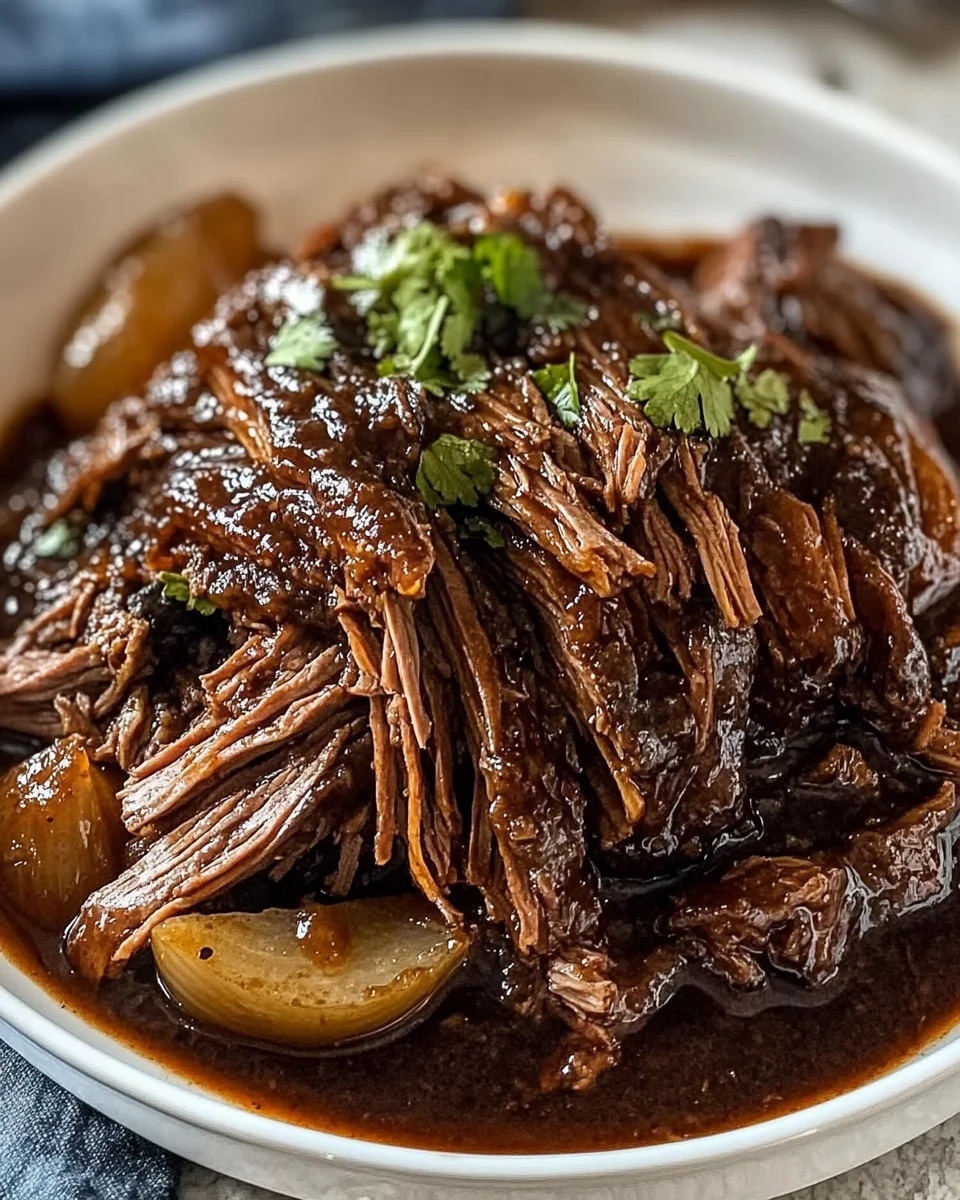 Sweet & Savory Caramelized Pulled Beef Brisket Recipe - Crisp Tastes