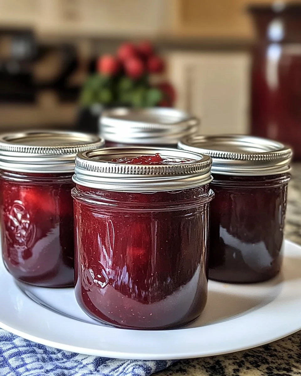 Strawberry Rhubarb Jam Recipe - Crisp Tastes