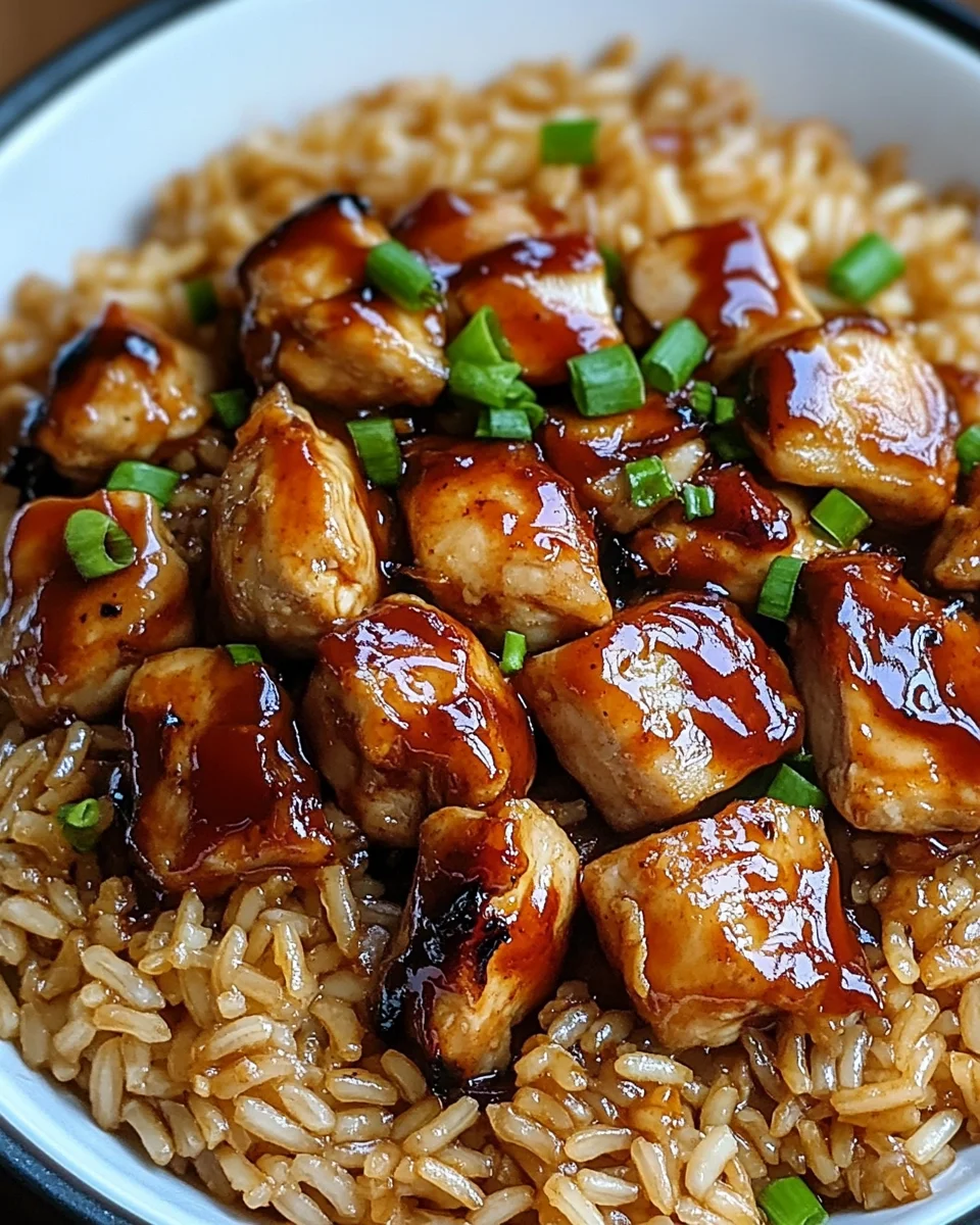 One-Pan Bold Honey BBQ Chicken Rice - Crisp Tastes
