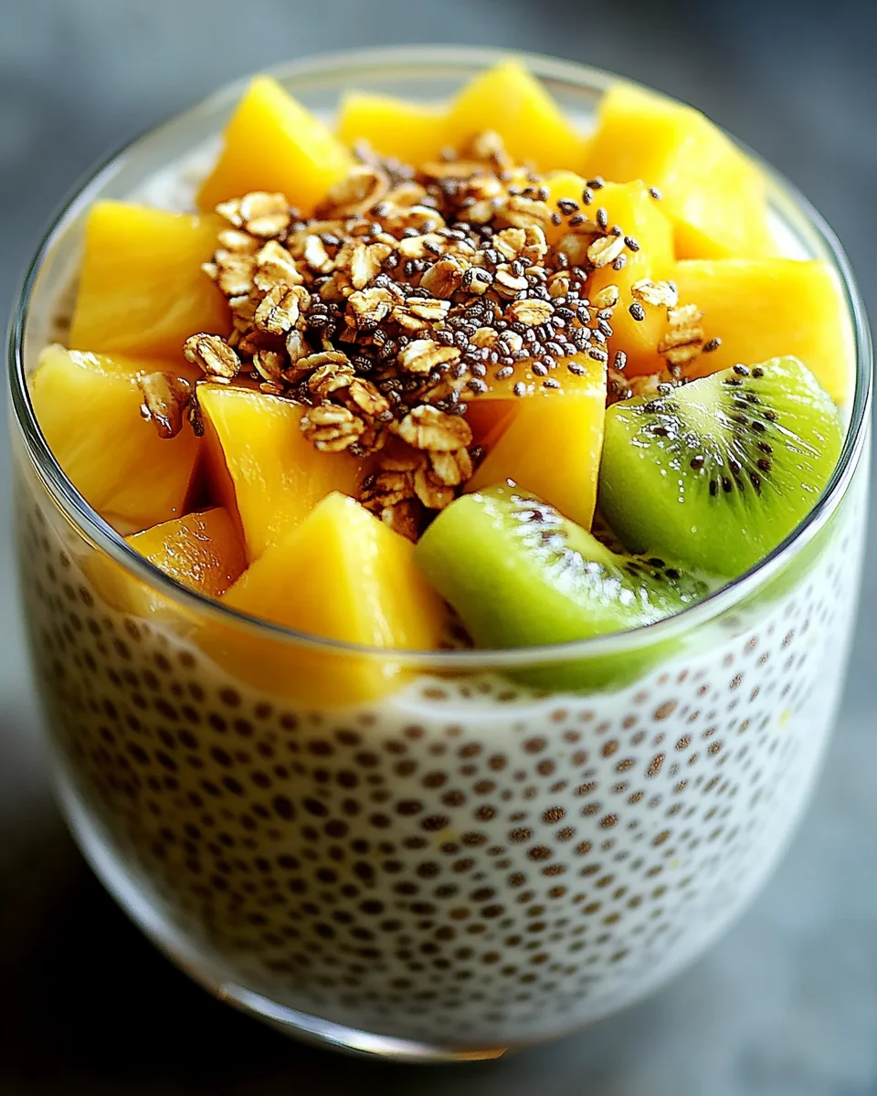Tropical Chia Pudding: Discover a Refreshing Delight! - Crisp Tastes