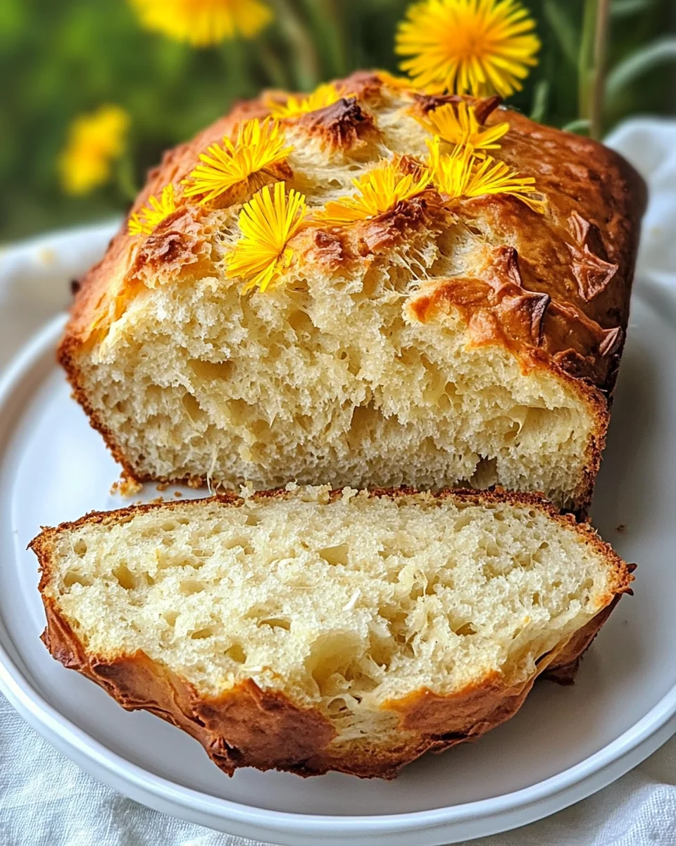 Dandelion bread: A delicious wild edible treat! - Crisp Tastes