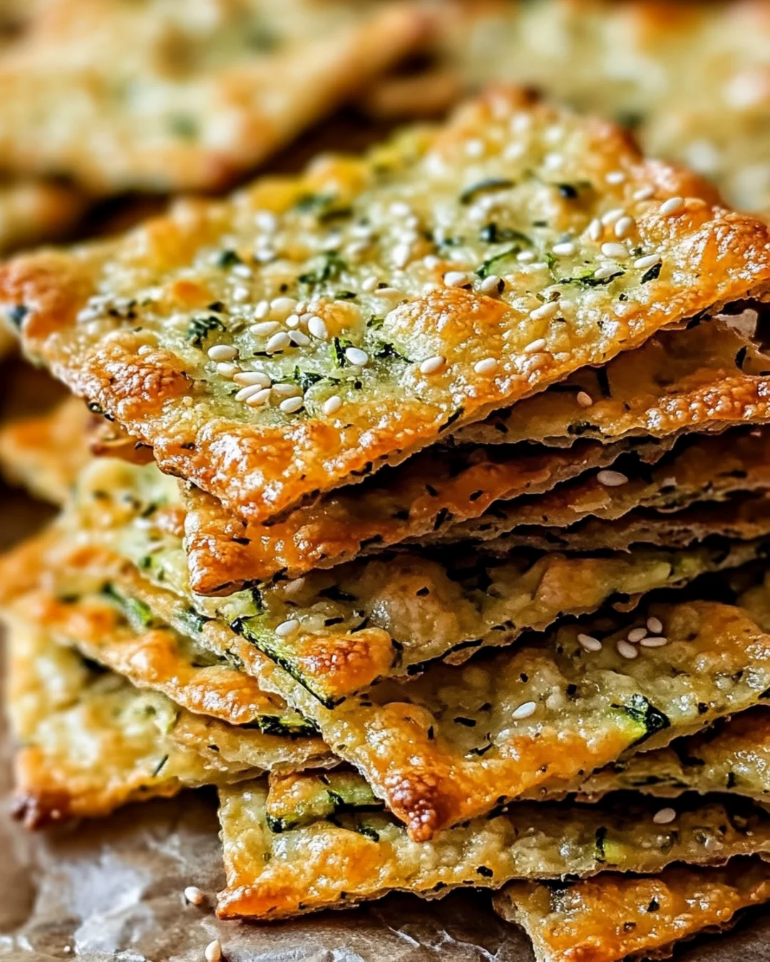 Bake Zucchini Herb Crackers for a Healthy Crunch