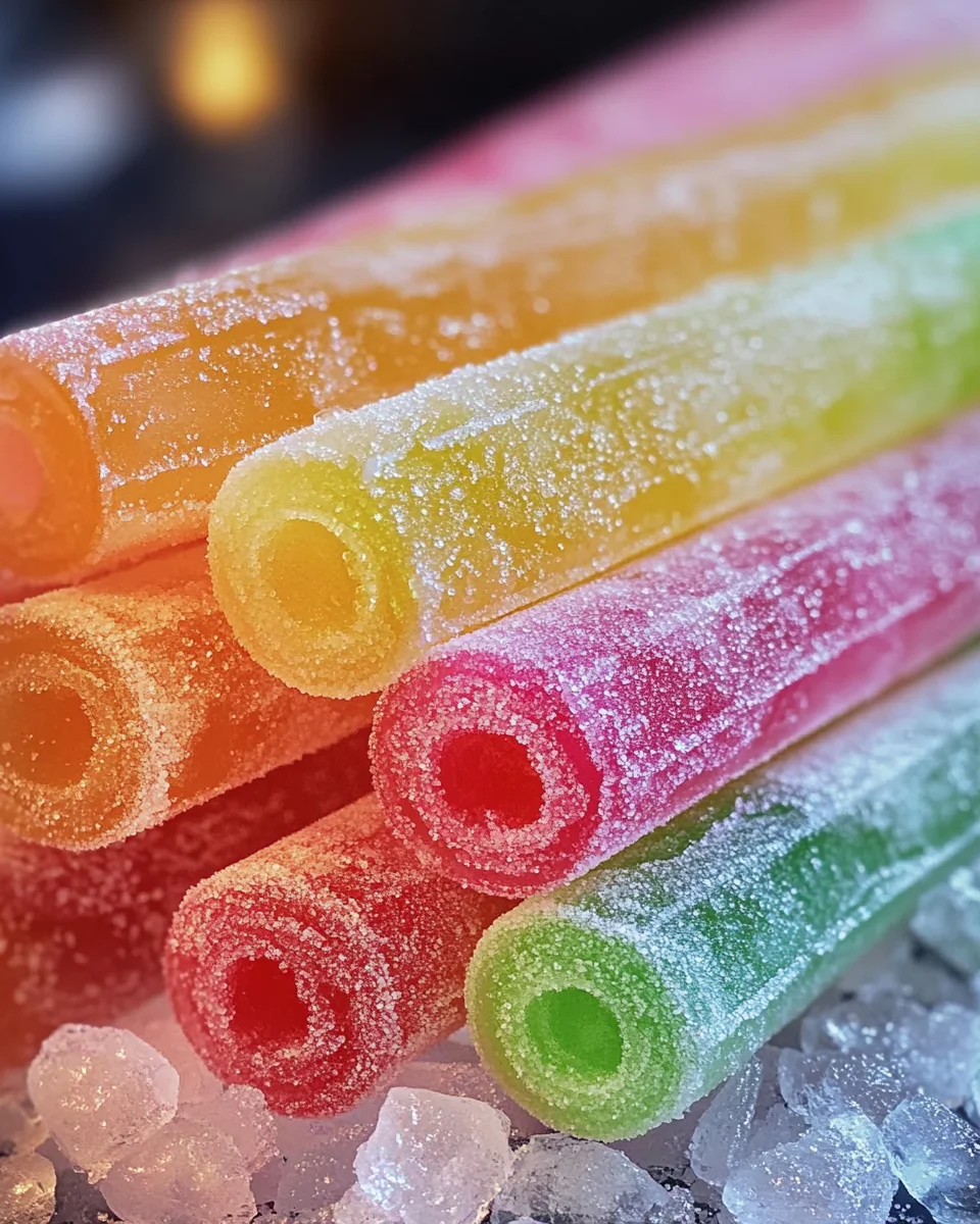 Sour Rainbow Punch Vodka Rollups: A Fun Party Treat! - Crisp Tastes