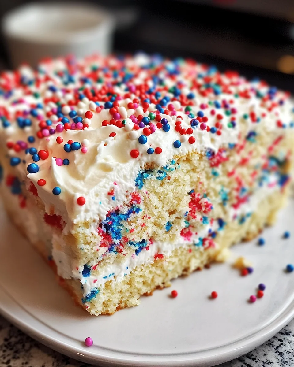 Patriotic Funfetti Cake: Bake a Festive Delight Today! - Crisp Tastes