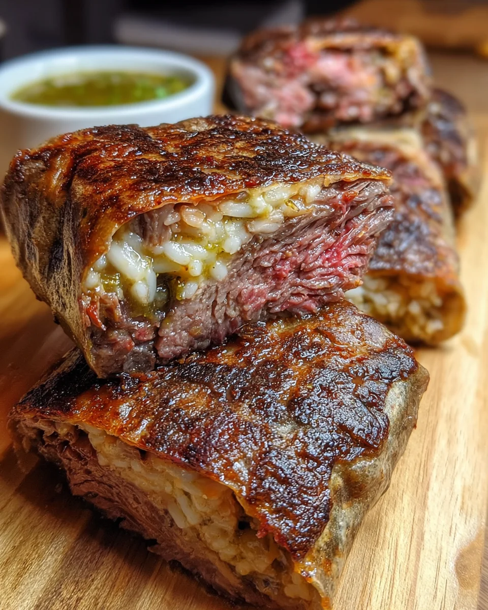 Smoked Beef Rib Burrito - Crisp Tastes