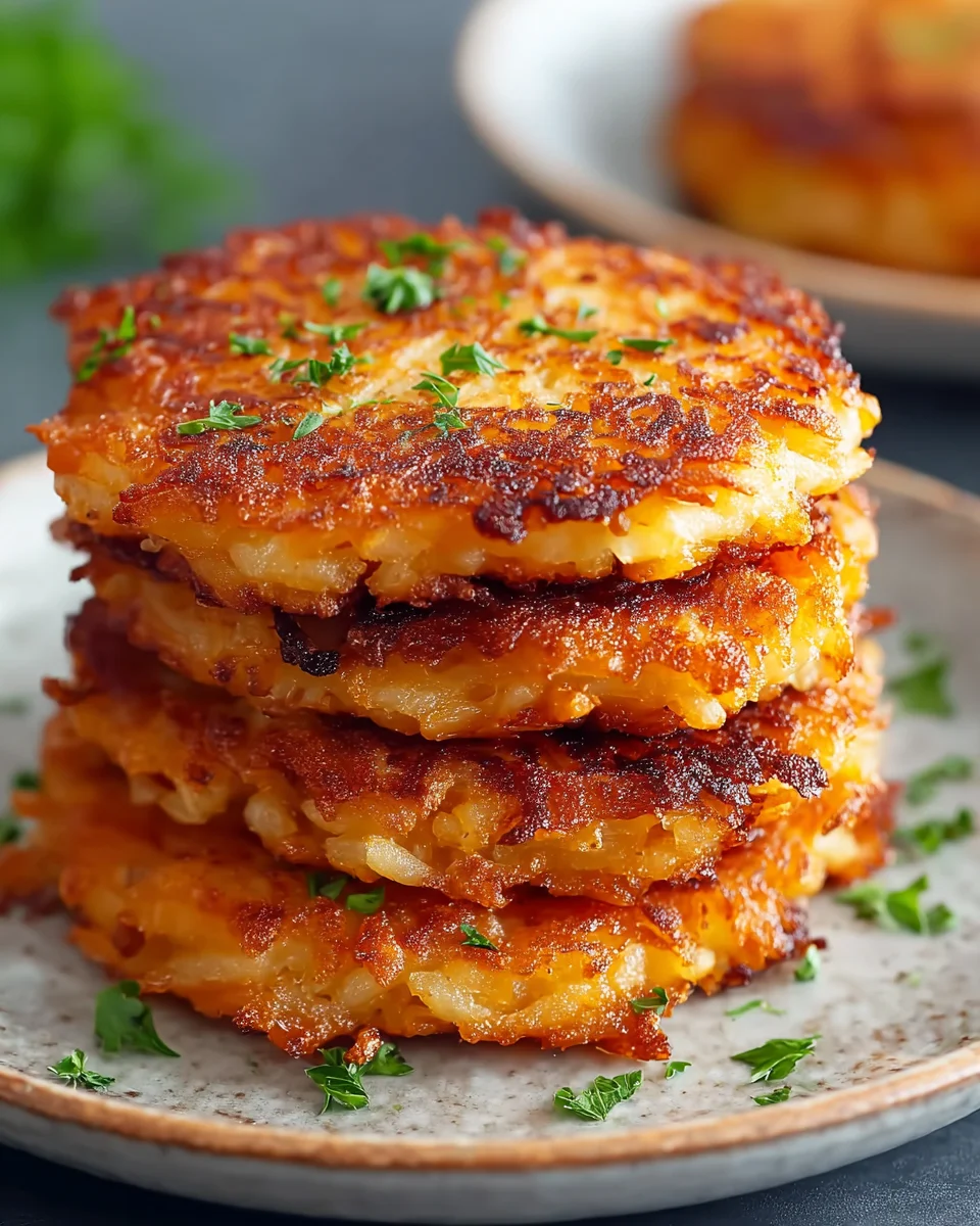 Savory Sweet Potato Hash Browns - Crisp Tastes