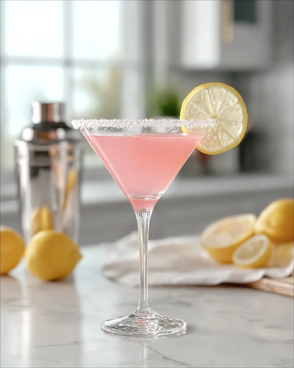 Pink Lemon Drop Martini: A Refreshing Cocktail Recipe! - Crisp Tastes