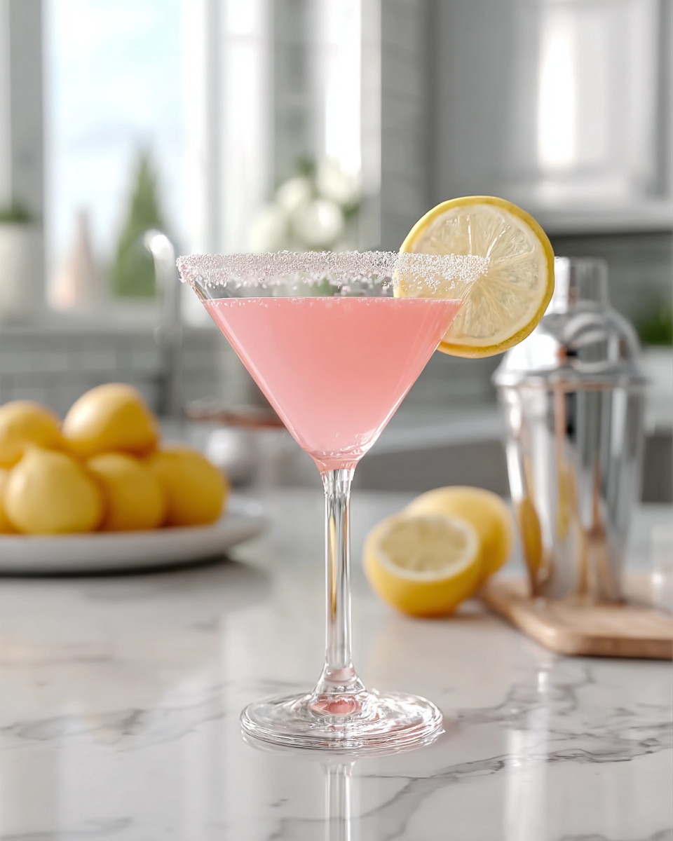 Pink Lemon Drop Martini: A Refreshing Cocktail Recipe! - Crisp Tastes