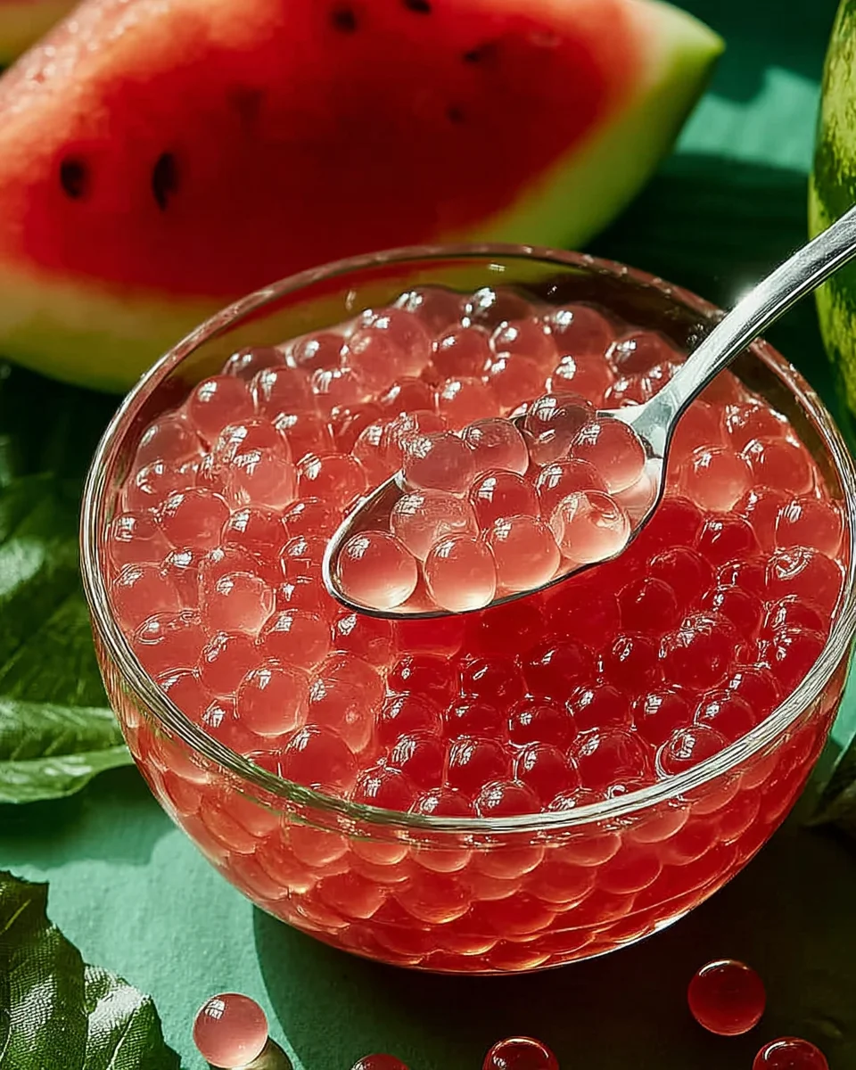 Watermelon Popping Boba: Create Irresistible Treats Today! - Crisp Tastes