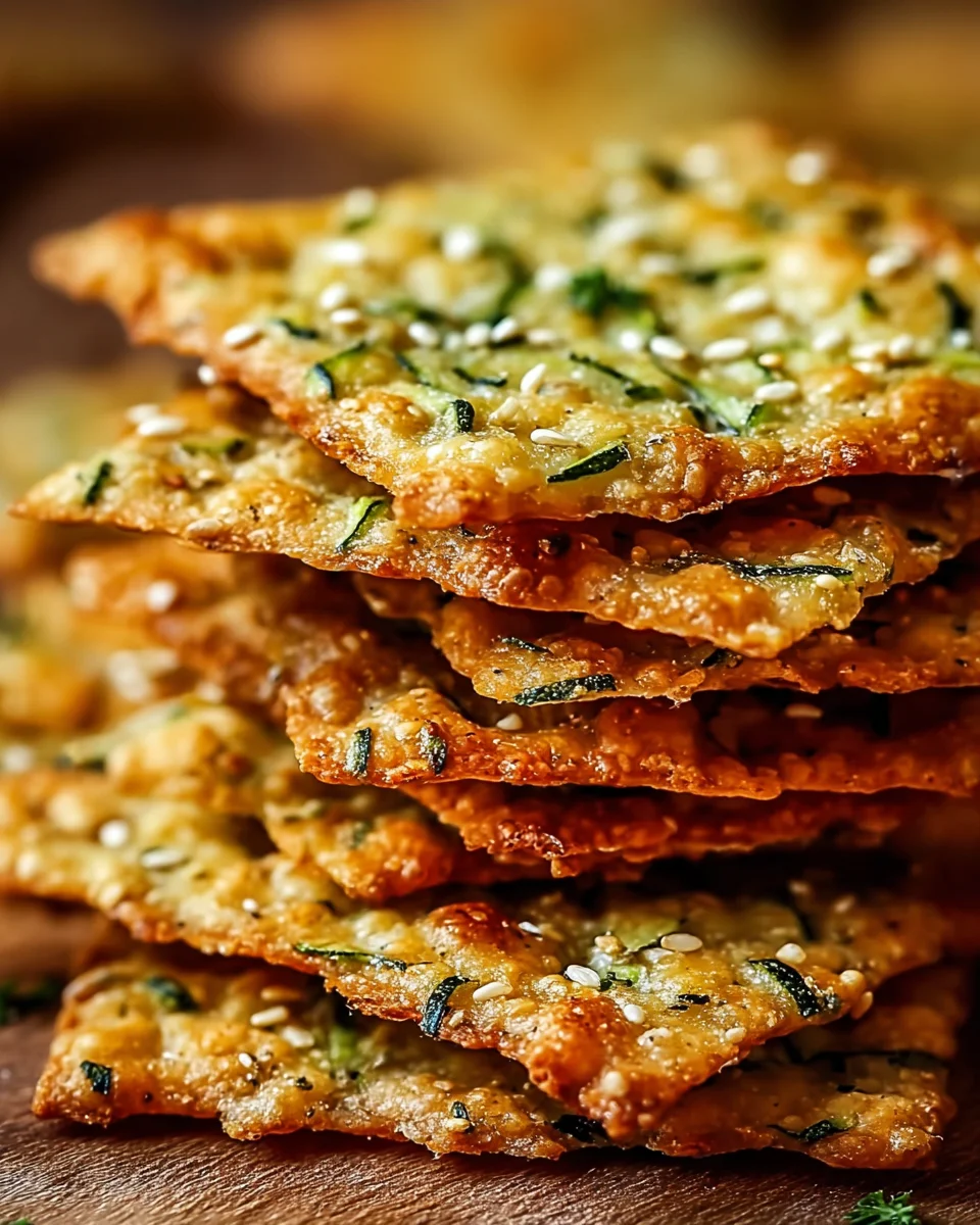 Bake Zucchini Herb Crackers for a Healthy Crunch - Crisp Tastes
