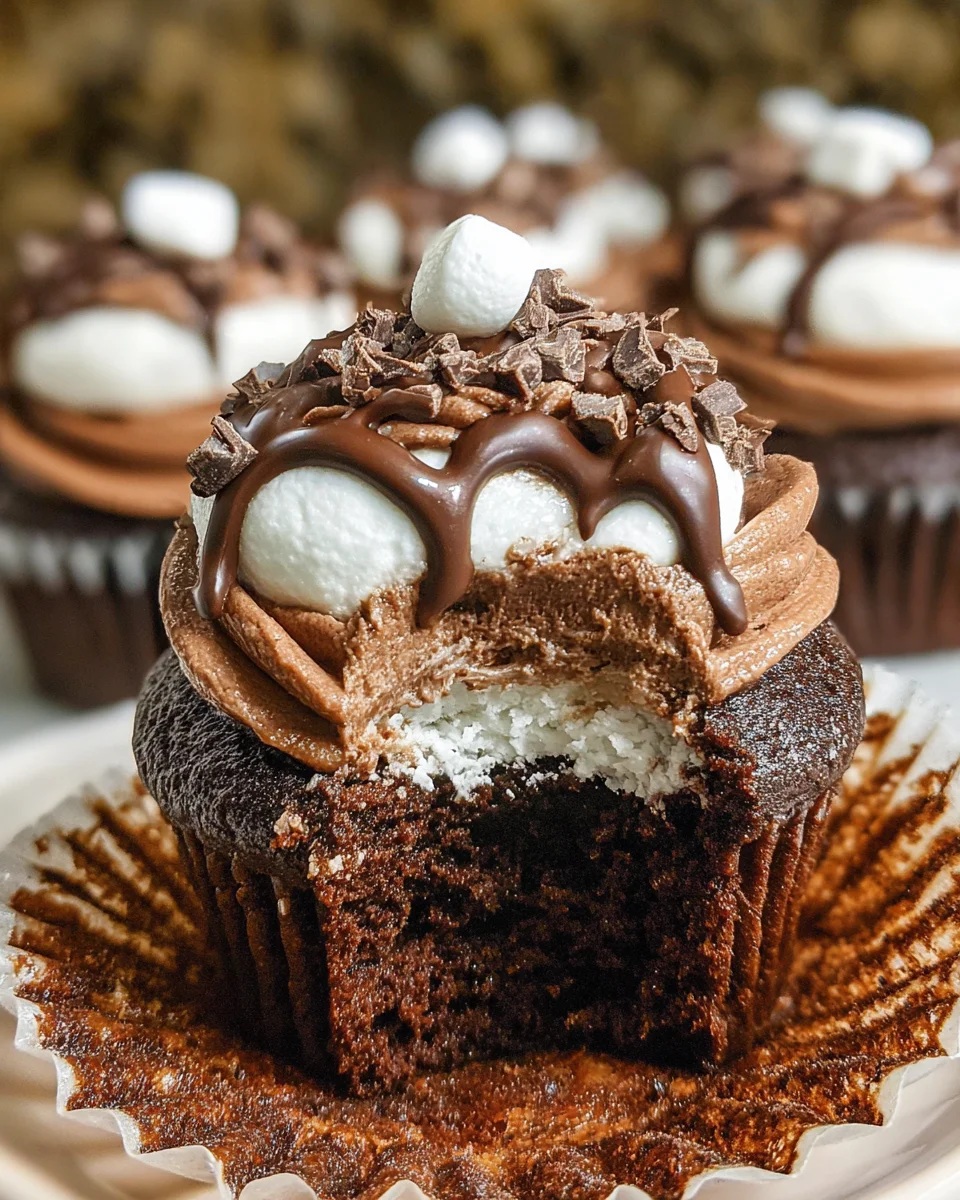 Mississippi Mud Cupcakes - Crisp Tastes