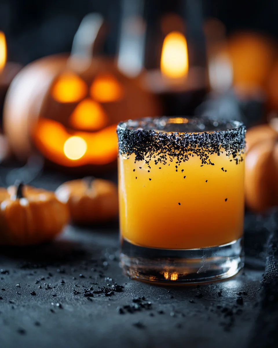 Spooky Halloween Mocktail - Crisp Tastes