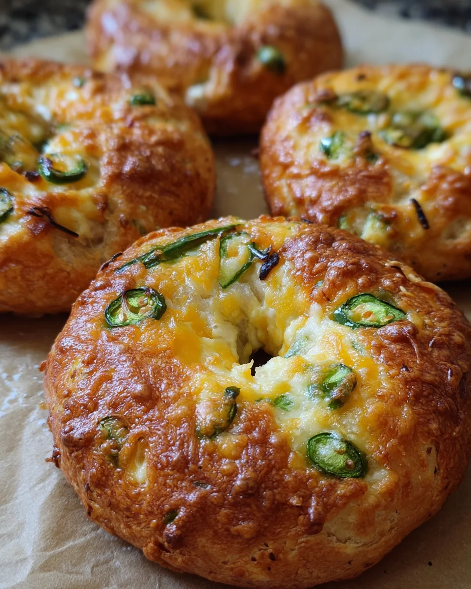 Jalapeno Cheddar Yogurt Bagels: Bake Irresistibly Good! - Crisp Tastes