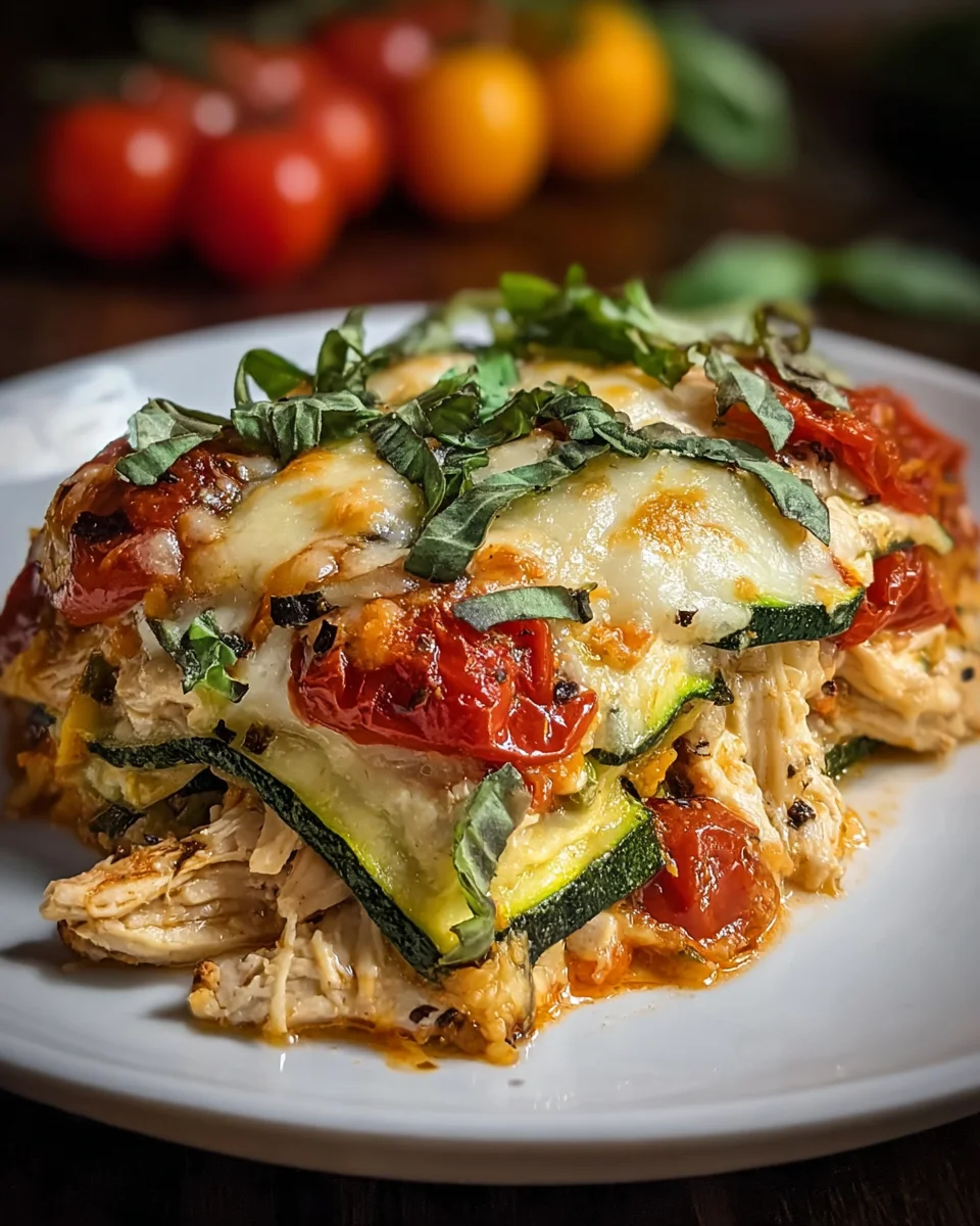 Rotisserie Chicken & Zucchini Casserole - Crisp Tastes