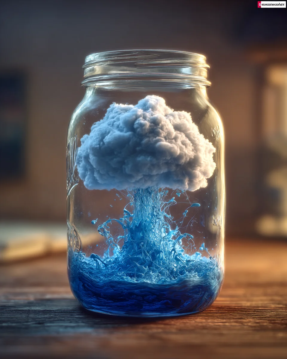 Rain Cloud in a Jar - Crisp Tastes