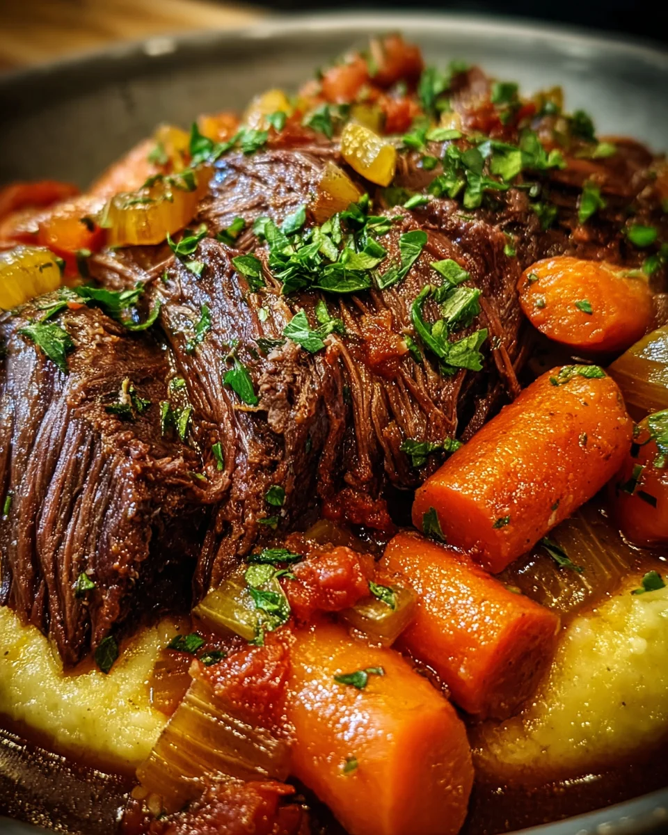 Stracotto Italian Style Pot Roast: A Flavorful Delight! - Crisp Tastes