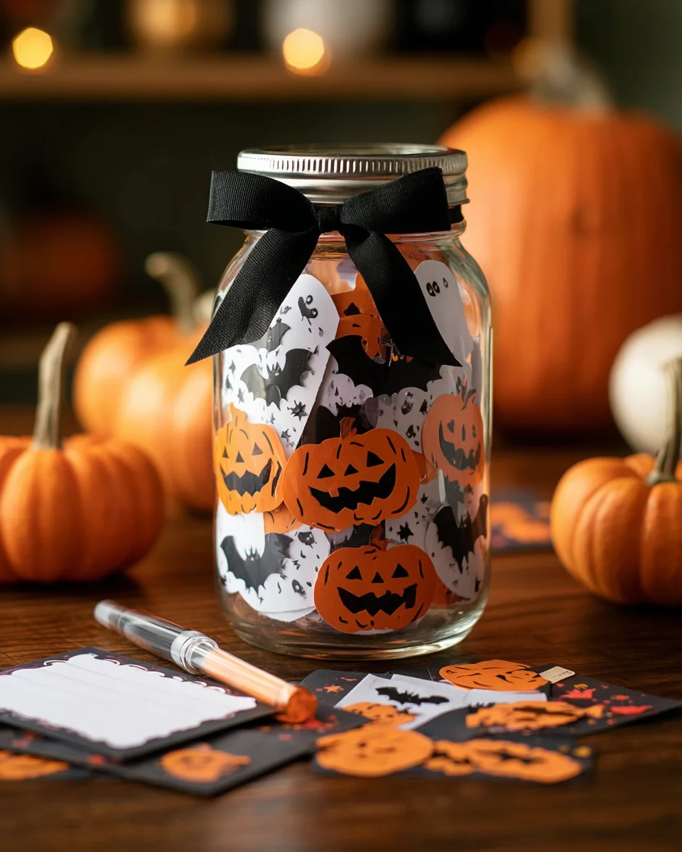 Halloween Memory Jars: Capture Your Spooky Memories! - Crisp Tastes