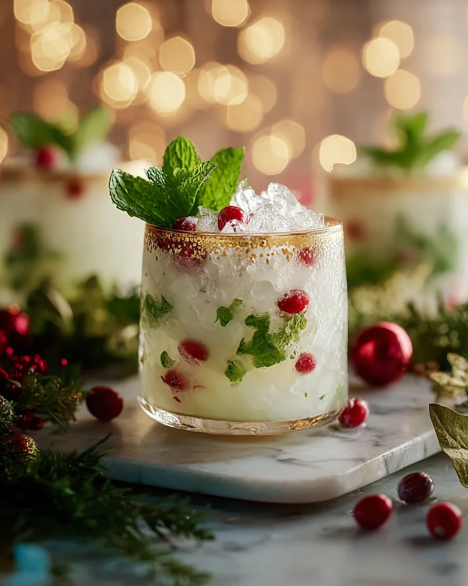 White Christmas Mojitos: Celebrate with a Festive Twist! - Crisp Tastes