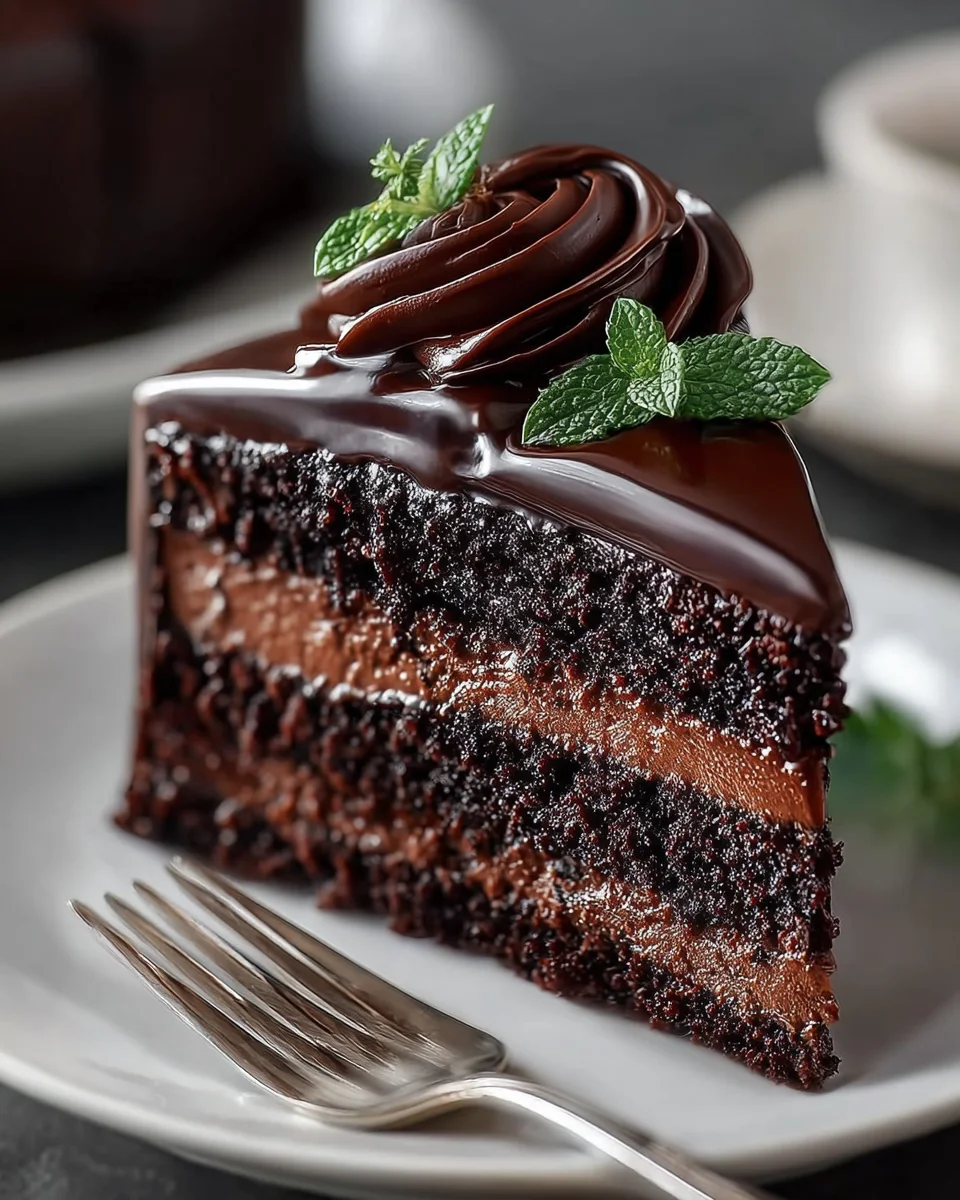 Midnight Fudge Cake: Indulge in Decadent Chocolate Delight! - Crisp Tastes
