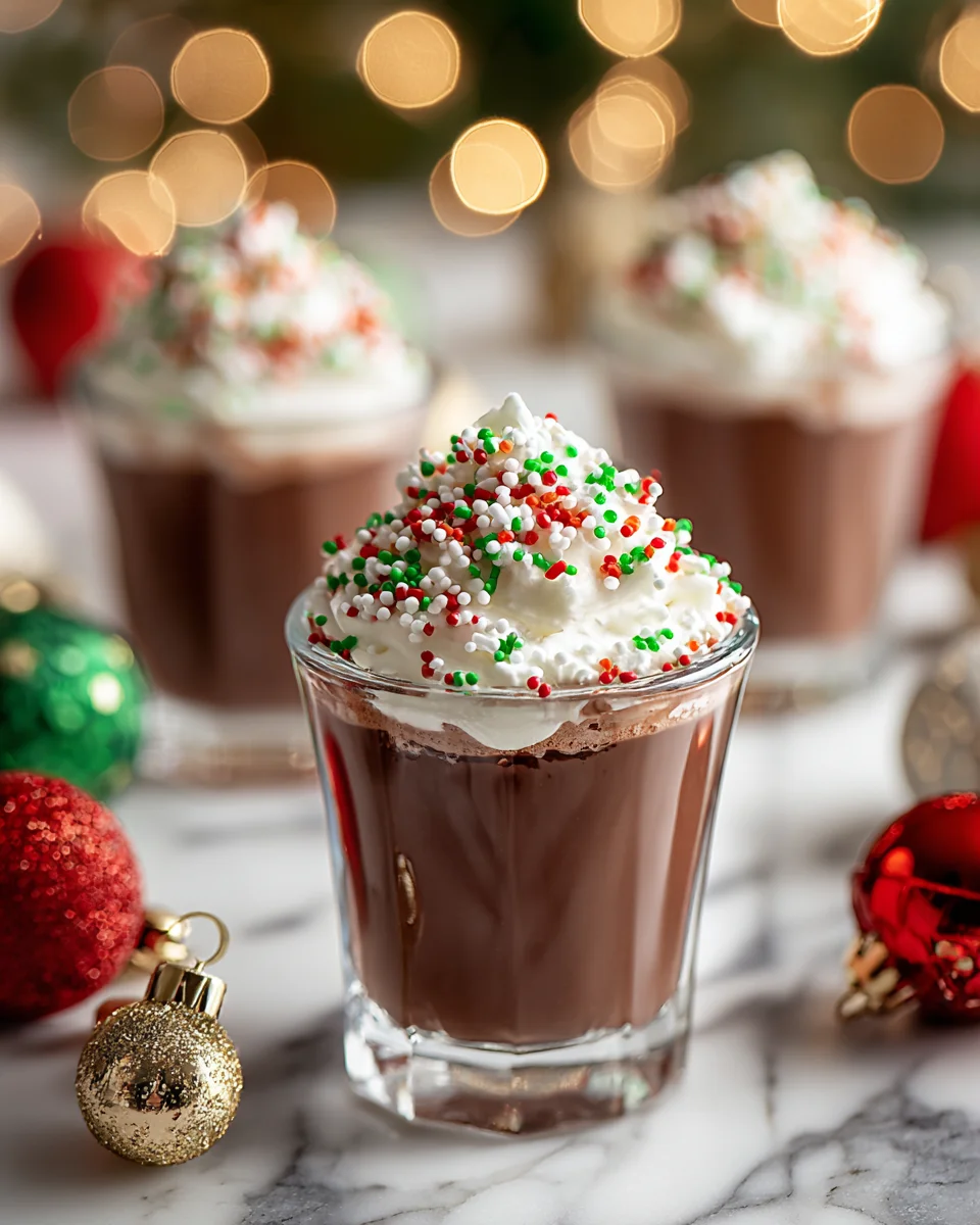 Peppermint Christmas Shots - Crisp Tastes
