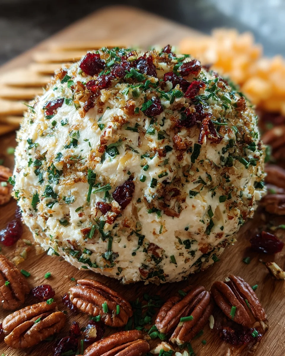 Easy cheese ball party snack that will wow your guests! - Crisp Tastes