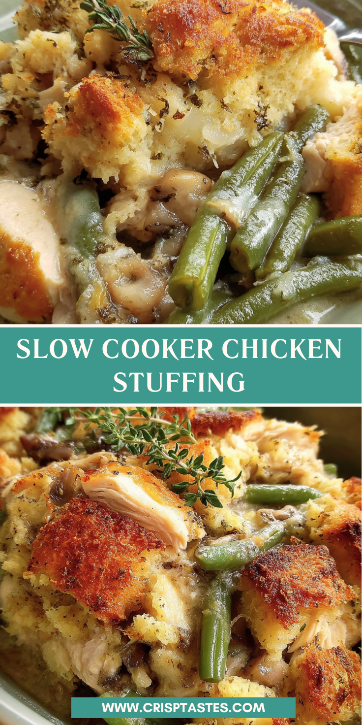 Slow Cooker Chicken Stuffing: A Simple, Tasty Delight! - Crisp Tastes