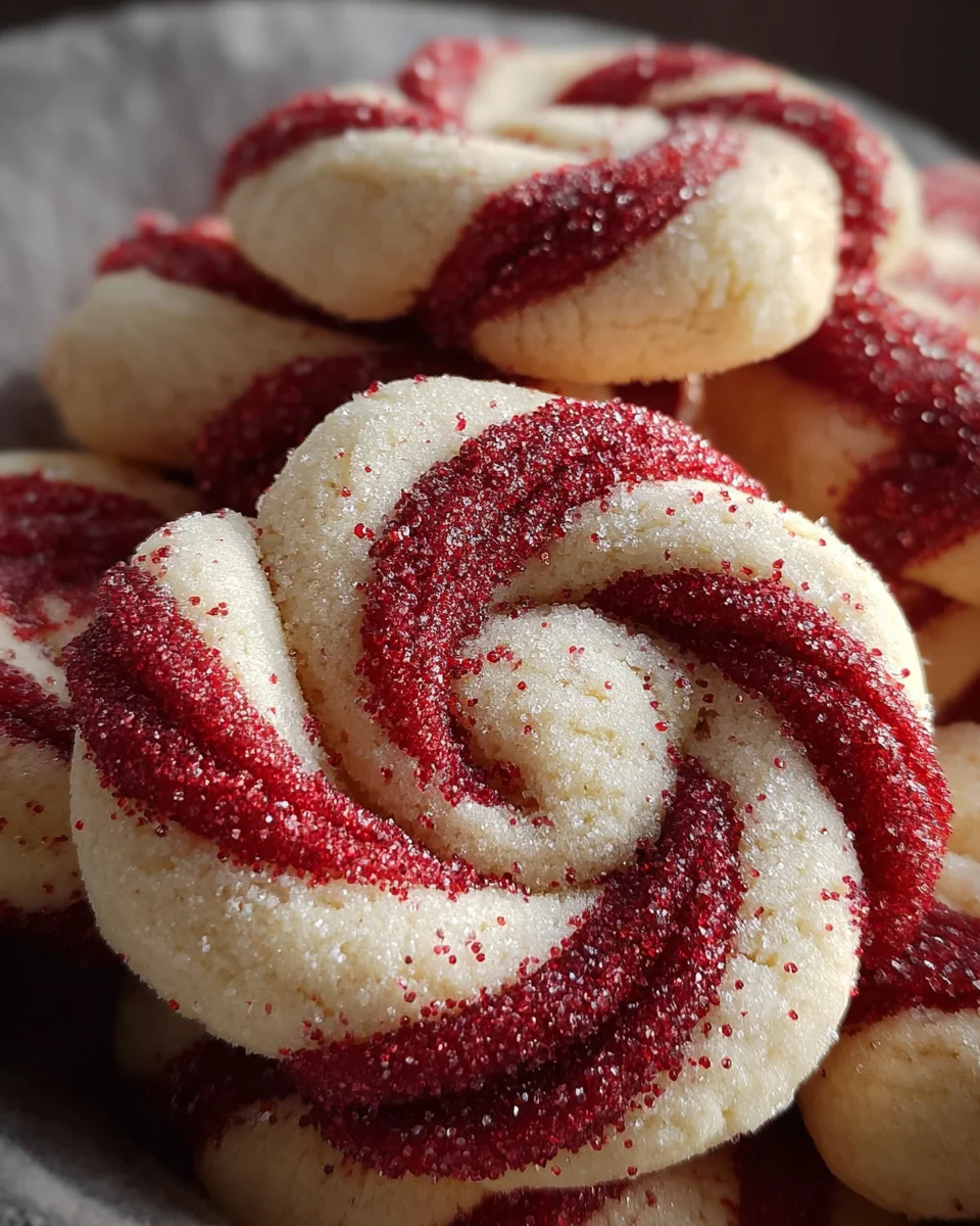 Magic Candy Cane Cookies - Crisp Tastes