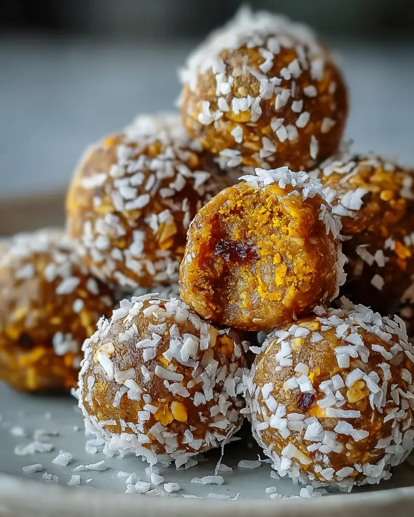 Ginger Turmeric Energy Balls: Boost Your Energy Naturally! - Crisp Tastes