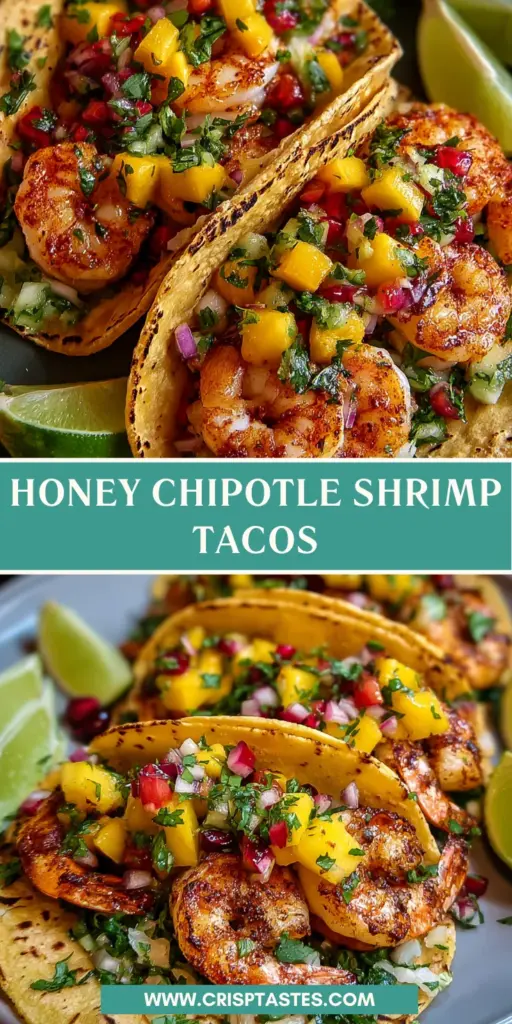 Honey Chipotle Shrimp Tacos - Crisp Tastes