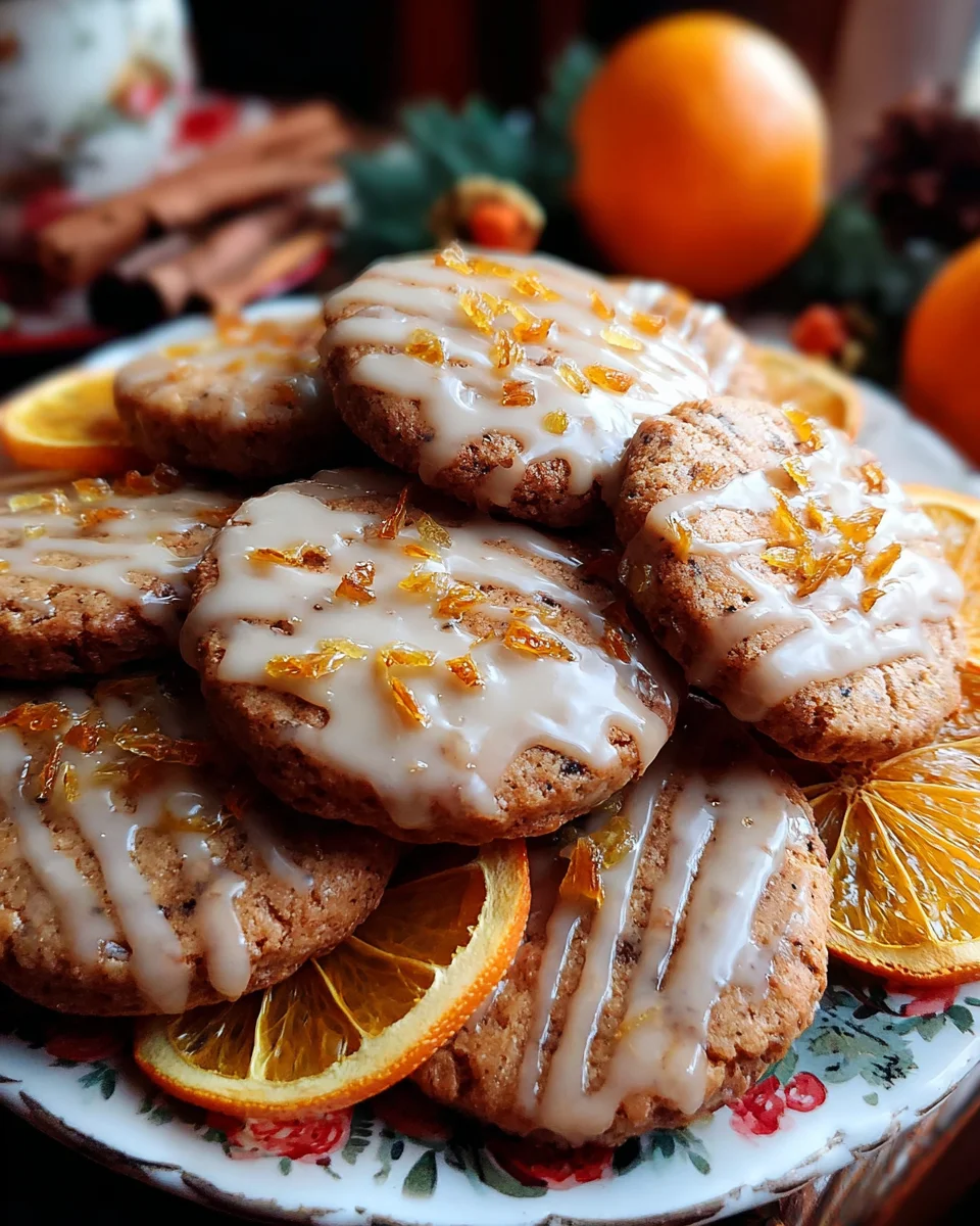 Orange Clove Cookies Spiced Glaze: A Festive Delight! - Crisp Tastes