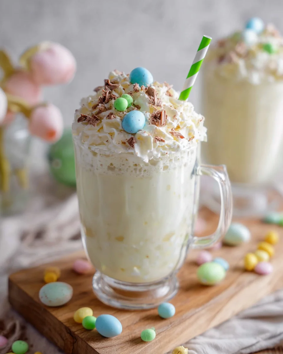 Mini Egg Easter Milkshake Recipe for a Sweet Treat! - Crisp Tastes