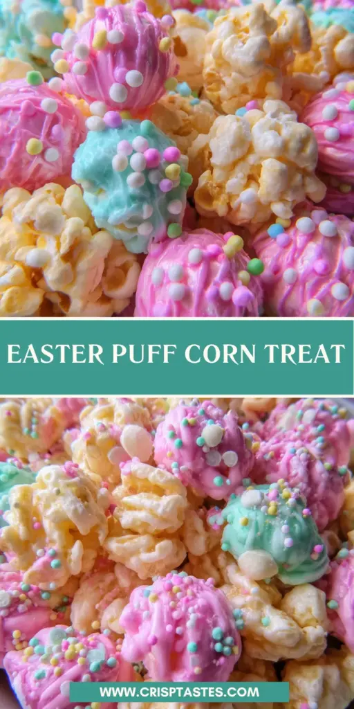 Easter Puff Corn Treat - Crisp Tastes
